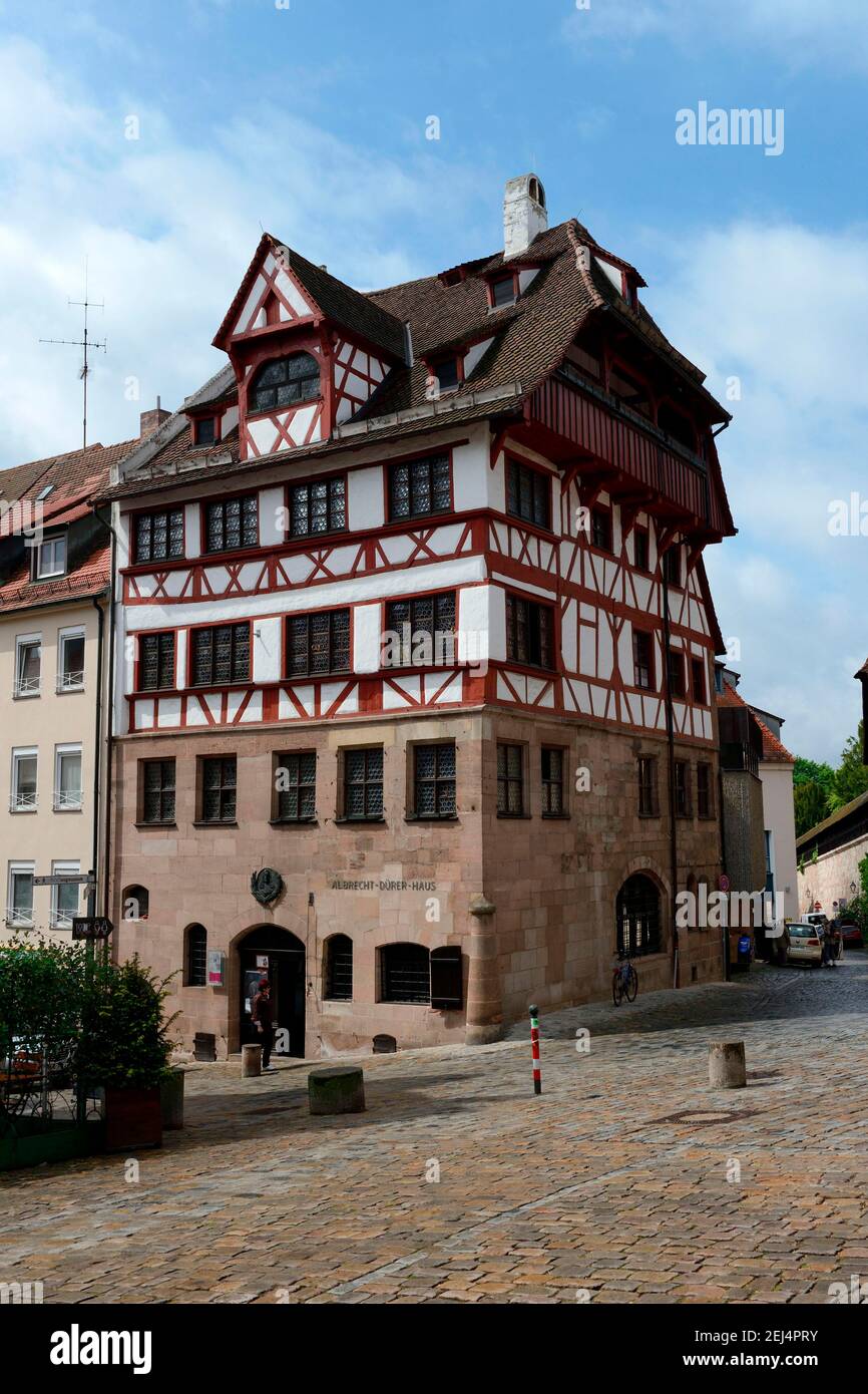 Albrecht Duerer House, Duerer, -Duerer House, Nuremberg, Franconia ...