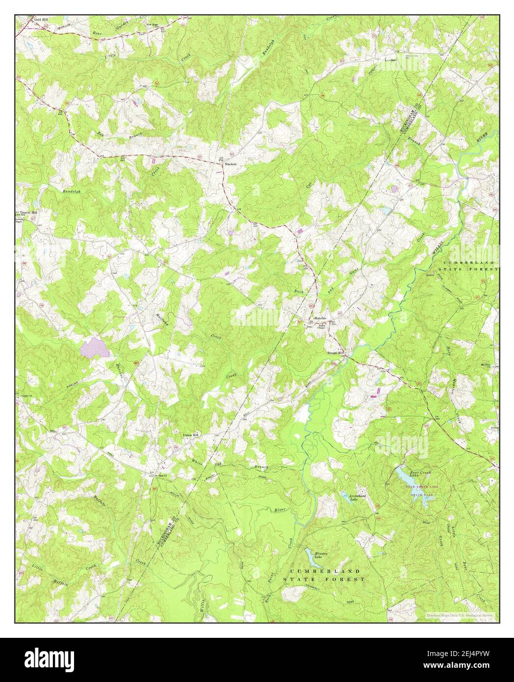 Virginia gold map Cut Out Stock Images & Pictures - Alamy