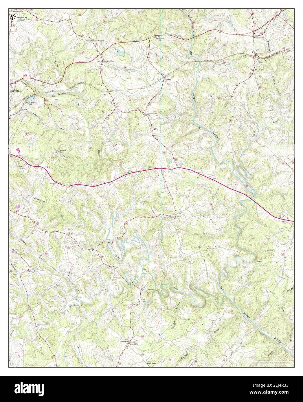 Goode, Virginia, map 1965, 1:24000, United States of America by ...