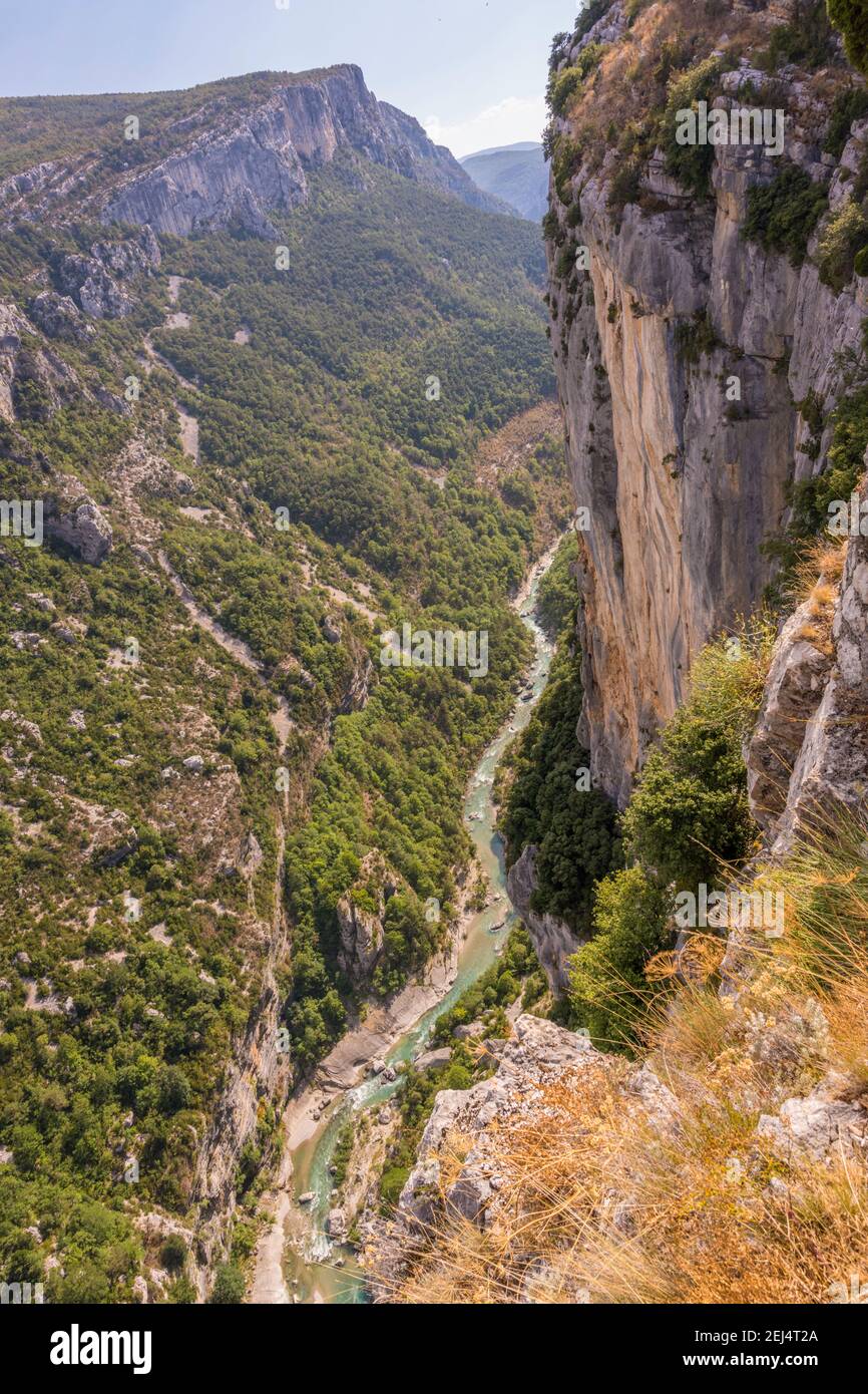 Verdon france gorges aerial hi-res stock photography and images - Alamy