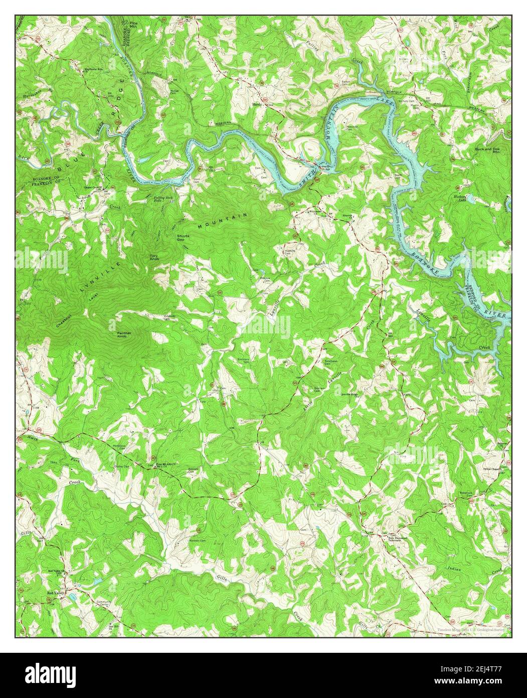 Hardy, Virginia, map 1963, 1:24000, United States of America by ...