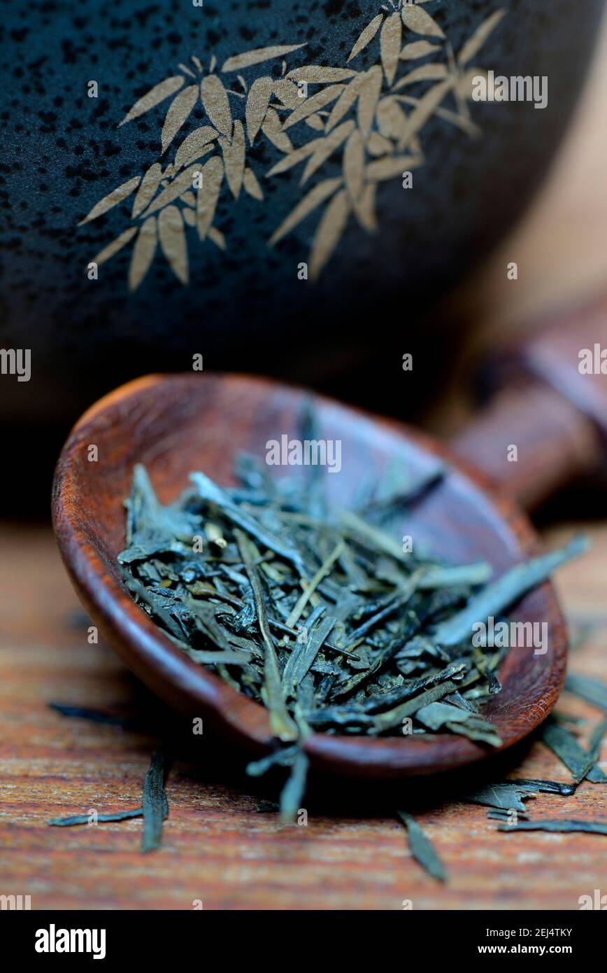 Japanese sencha tea in hi-res stock photography and images - Alamy