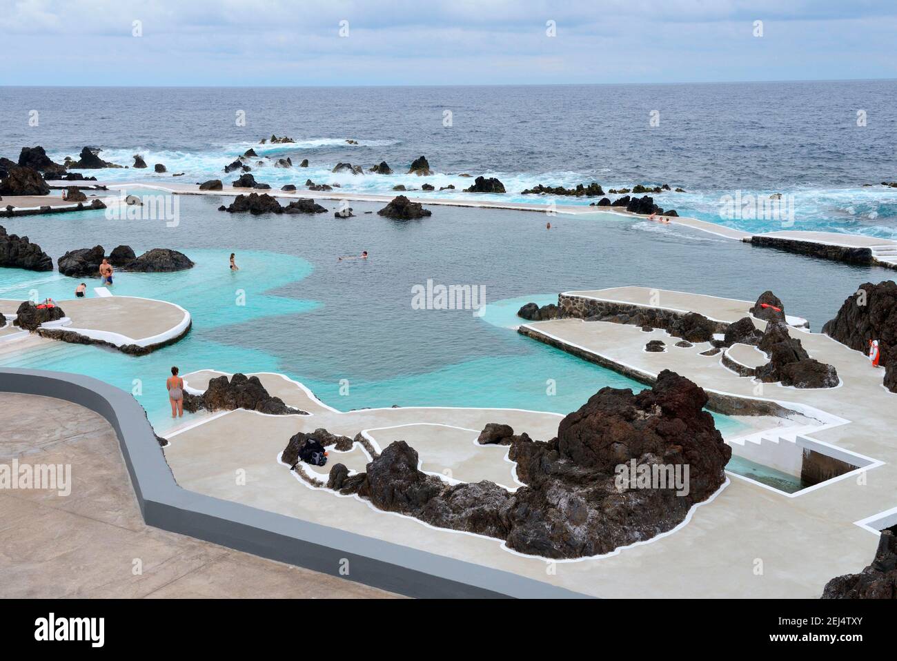 Porto Moniz, marine swimming pool, Madeira, Portugal Stock Photo - Alamy