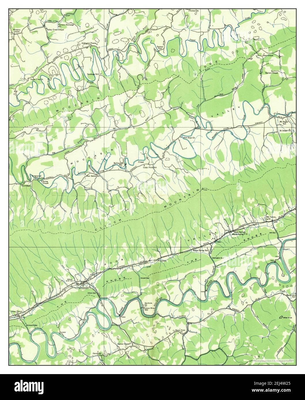 Hilton, Virginia, map 1935, 1:24000, United States of America by ...