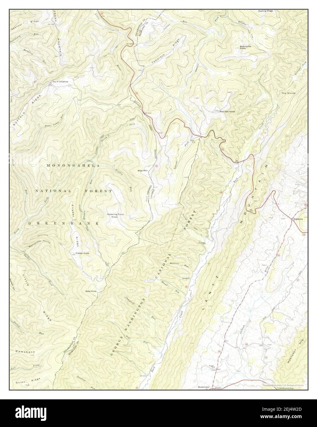 Hightown map hi-res stock photography and images - Alamy