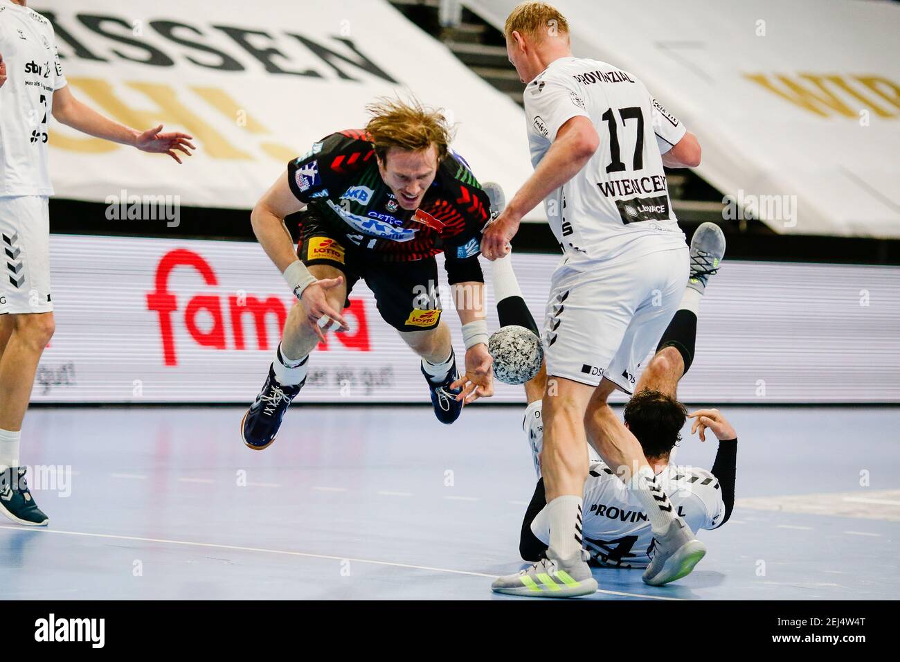 Kiel, Germany. 21st Feb, 2021. Handball: Bundesliga, THW Kiel - SC ...
