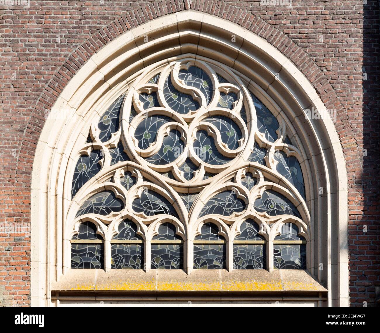 Catholic Parish Church of St. Mary Magdalene, Gothic window, Goch ...