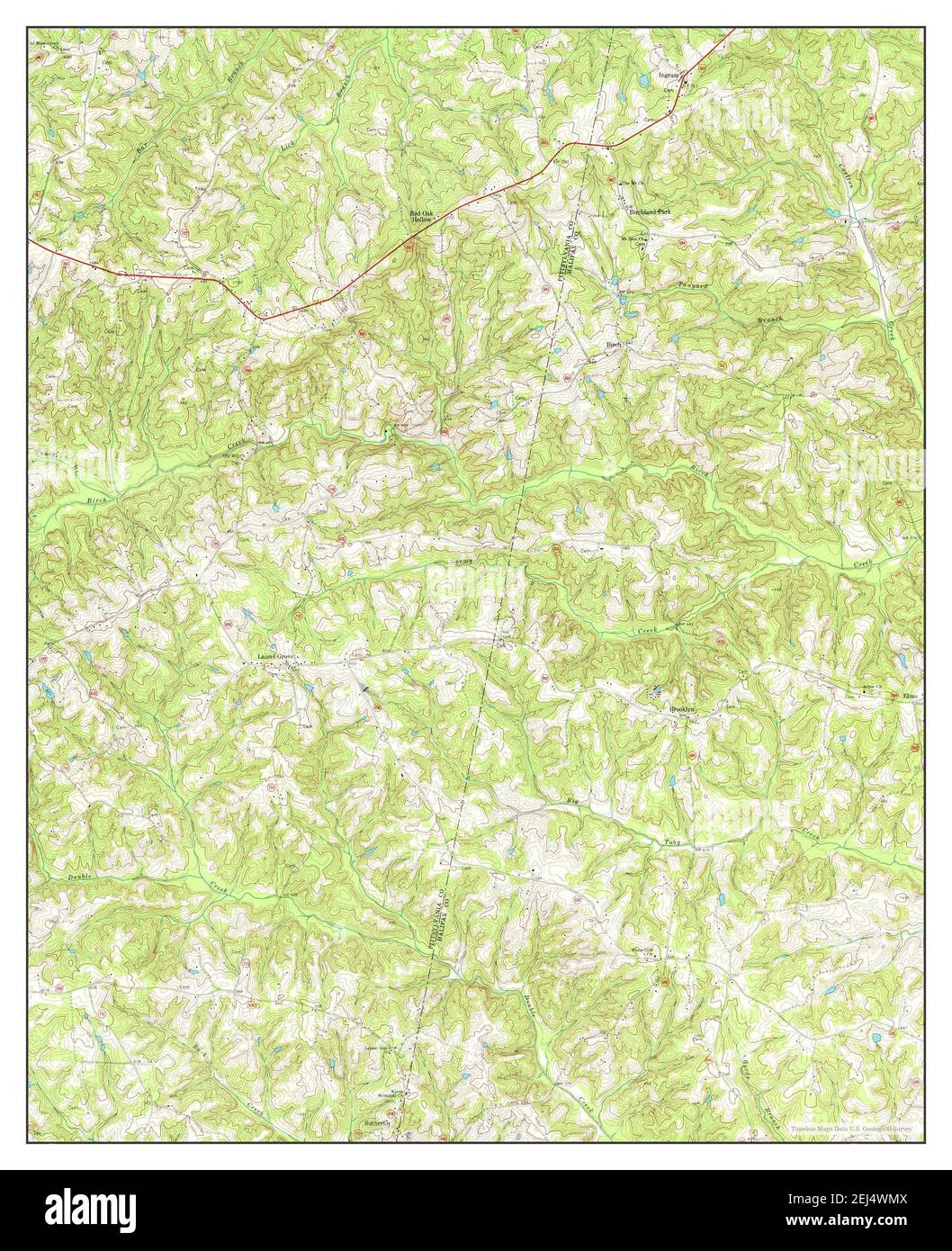 Map of ingram hi-res stock photography and images - Alamy