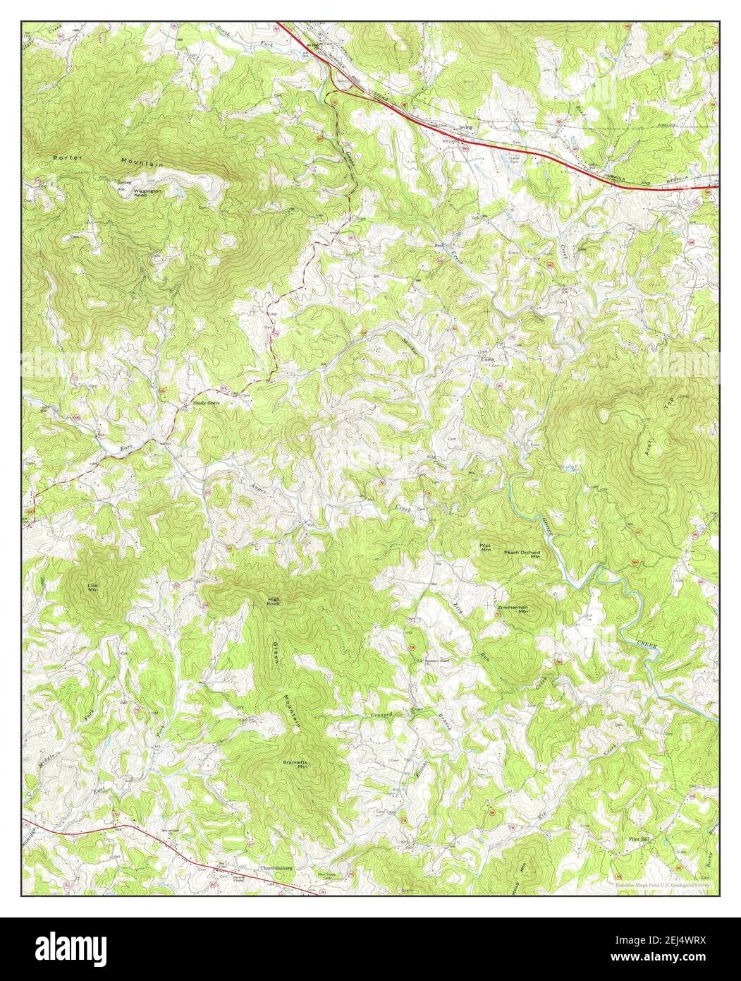 Irving, Virginia, map 1967, 1:24000, United States of America by ...