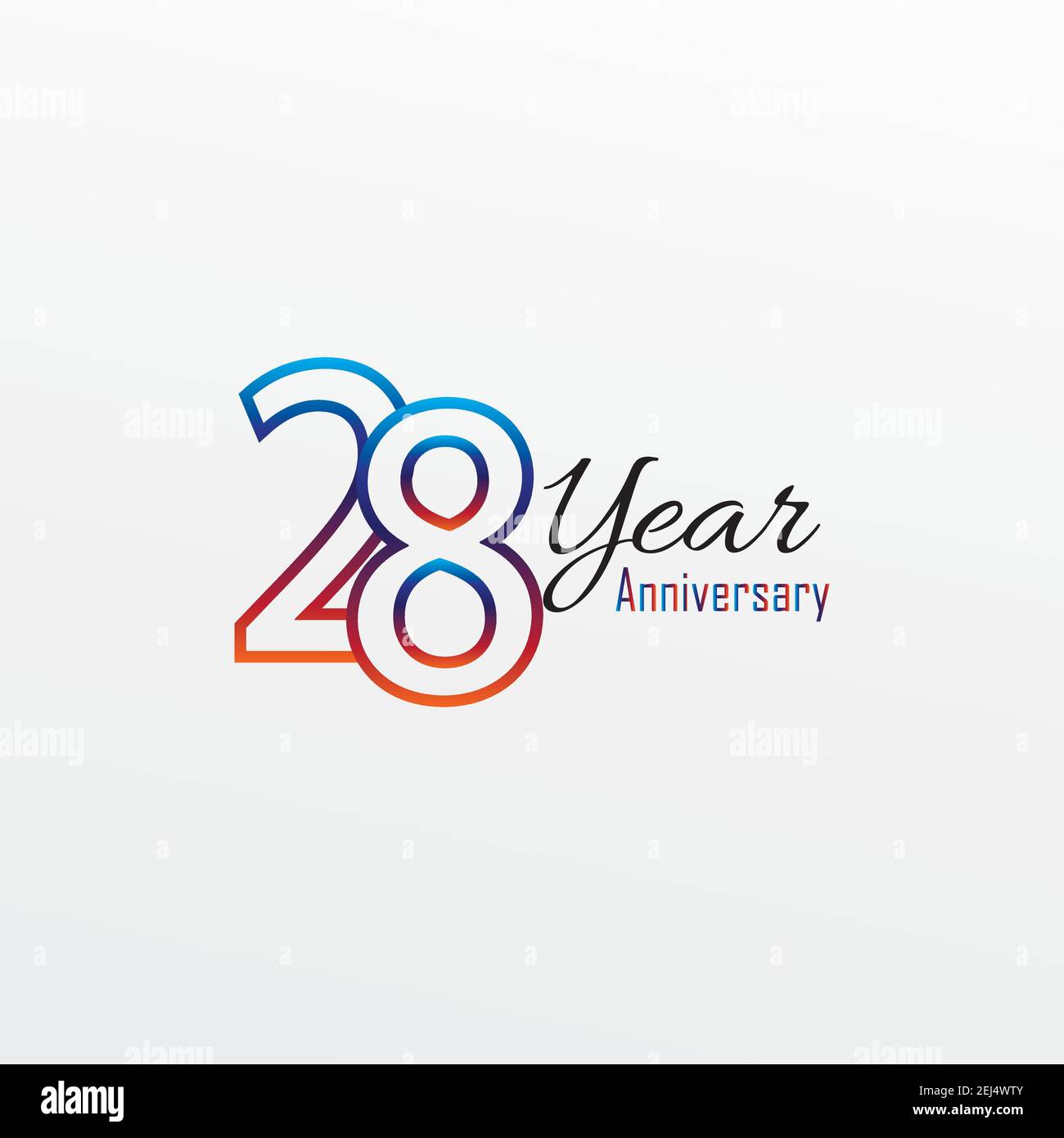 28 birthday logo Stock Vector Images - Alamy