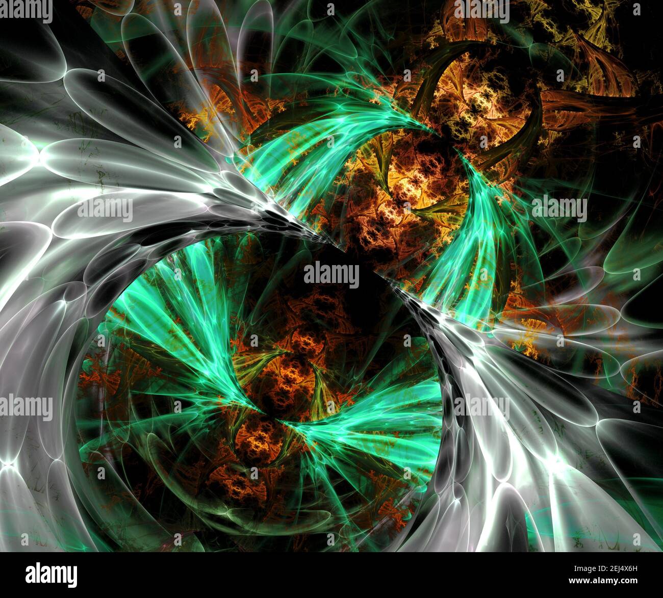 Computer generated fractal artwork for creative art,design and ...