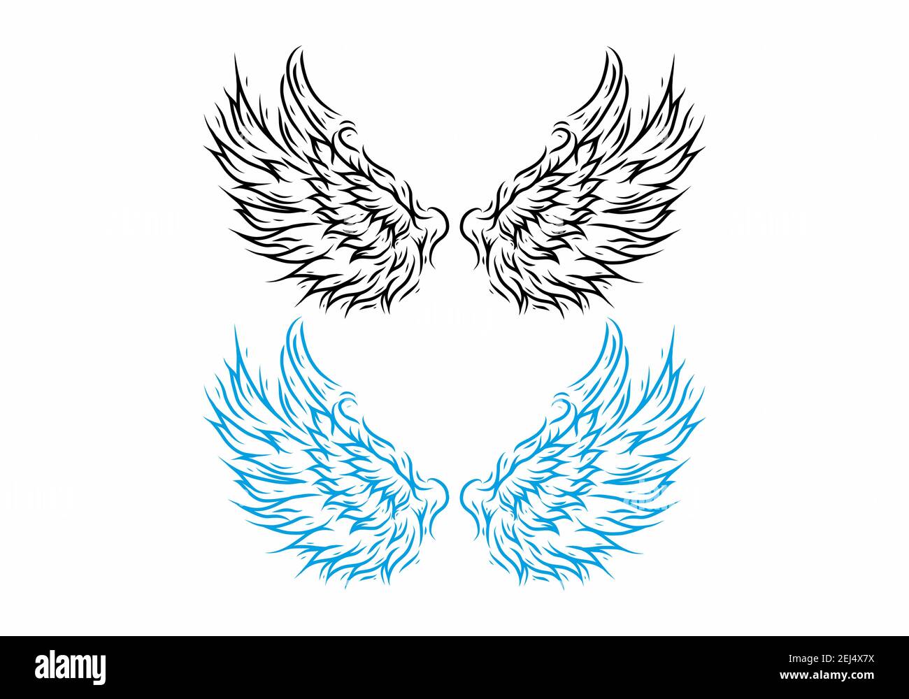 Black two color outline Stock Vector Images - Alamy