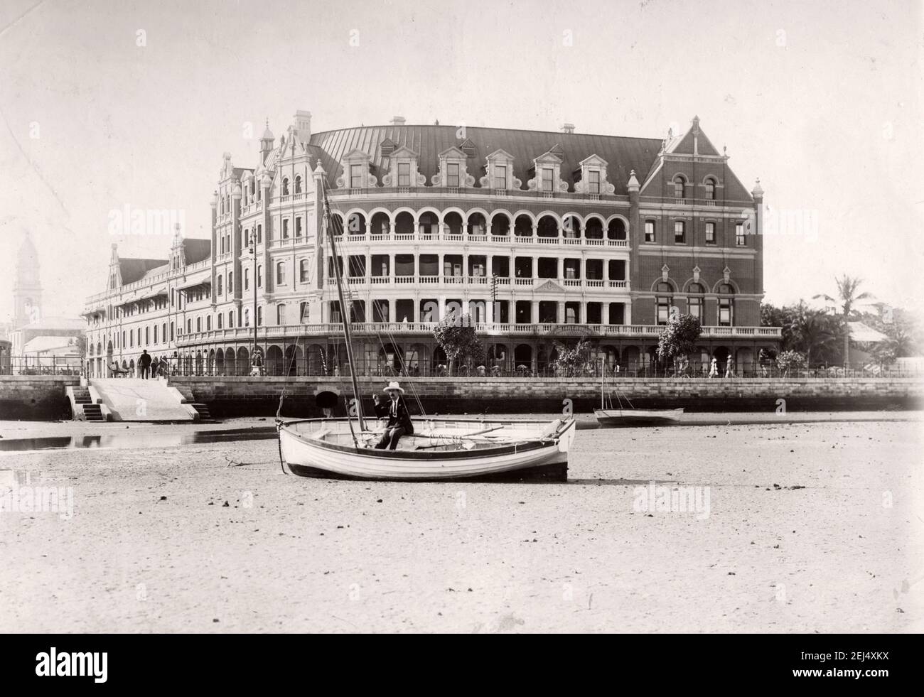 c.1900's vintage photograph: Marine Hotel, Durban, South Africa Stock ...