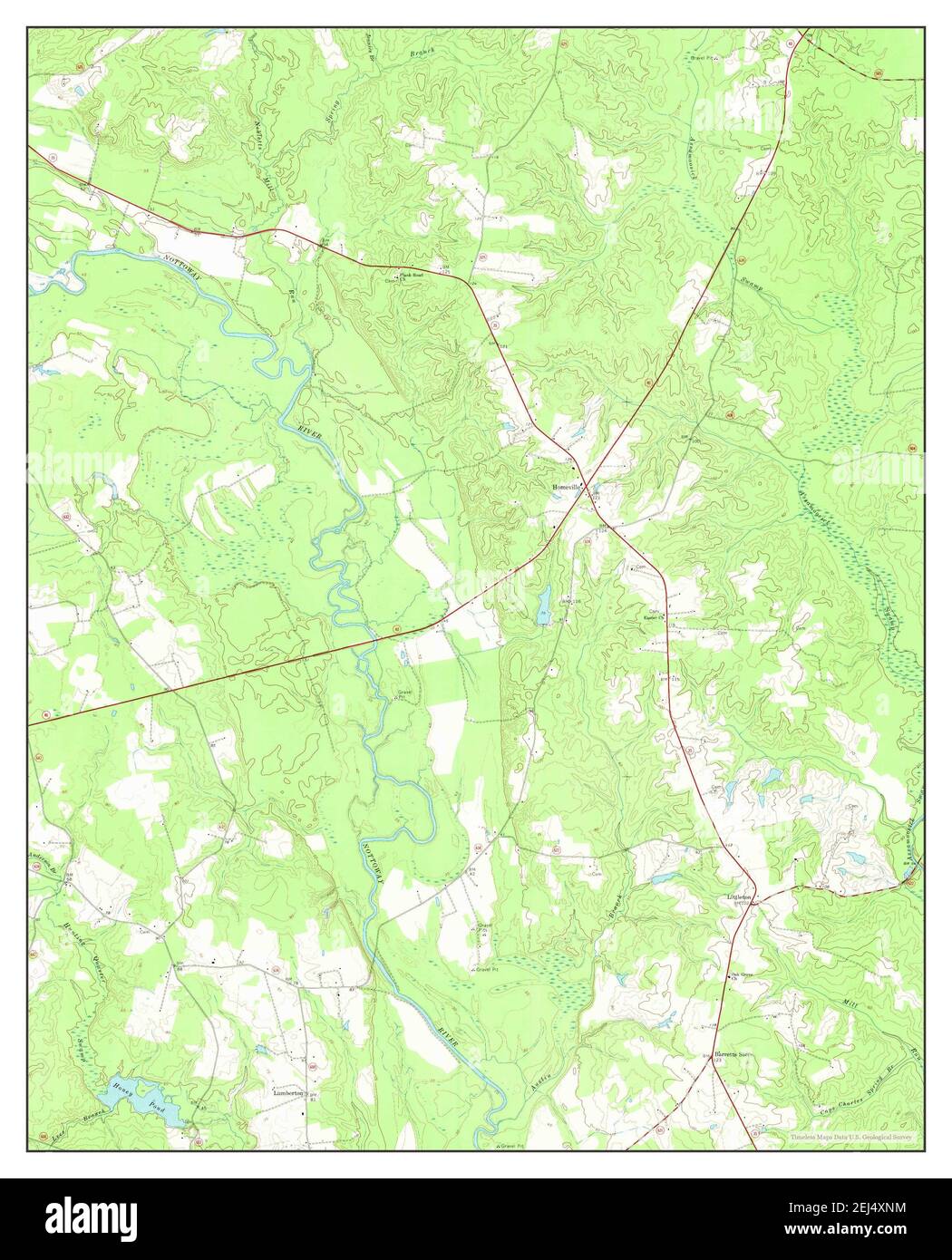 Littleton, Virginia, map 1968, 1:24000, United States of America by ...