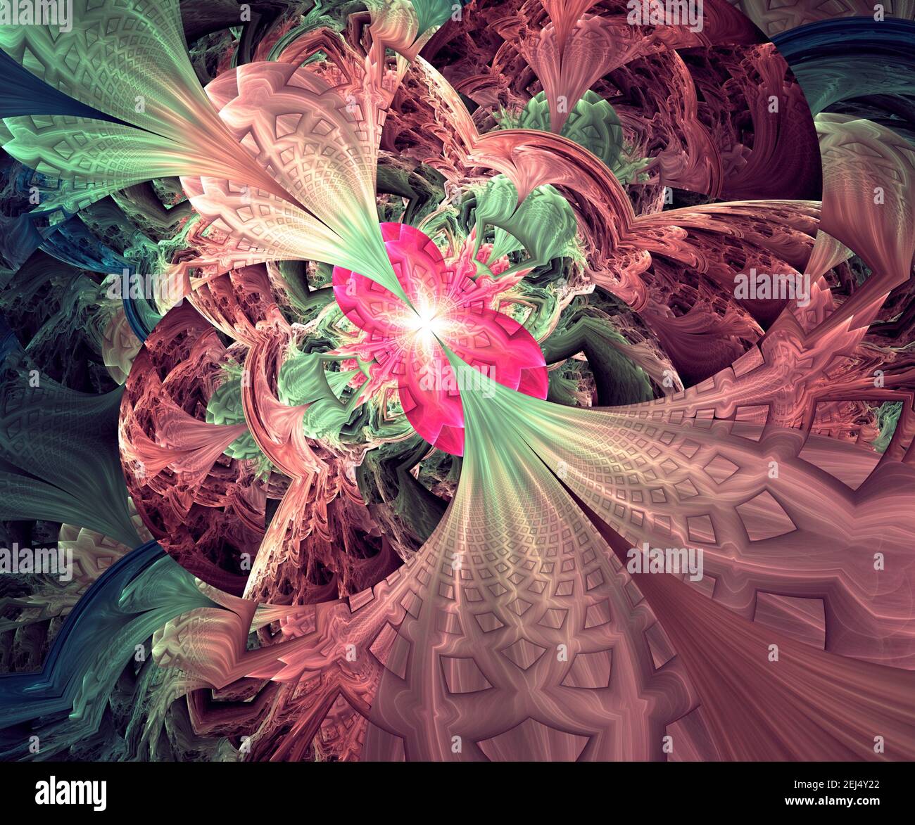 Computer generated fractal artwork for creative art,design and ...