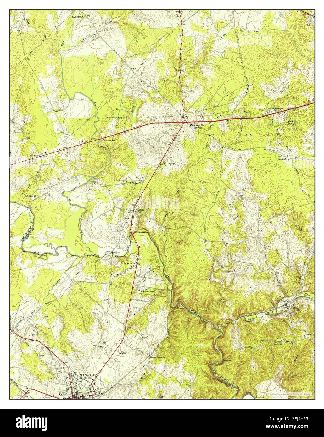 Manassas virginia map hi-res stock photography and images - Alamy