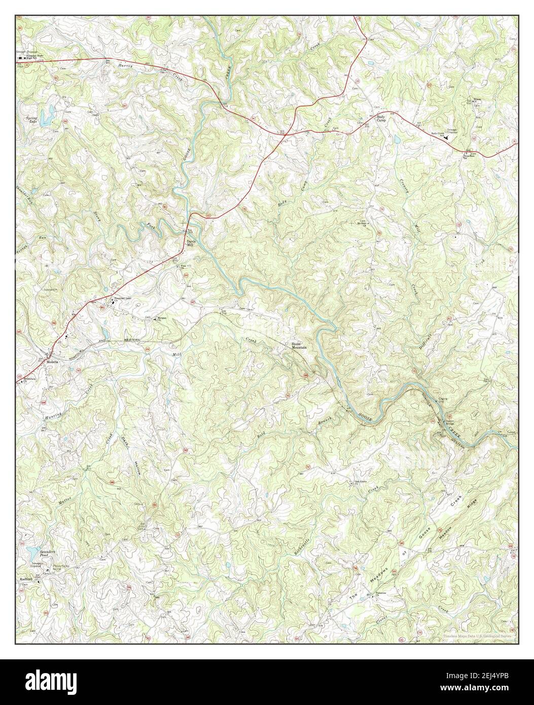 Moneta, Virginia, map 1967, 1:24000, United States of America by ...