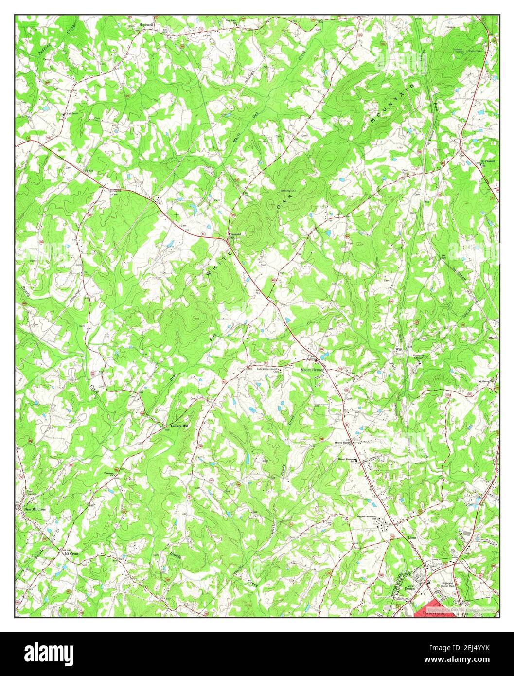 Map of hermon hi-res stock photography and images - Alamy