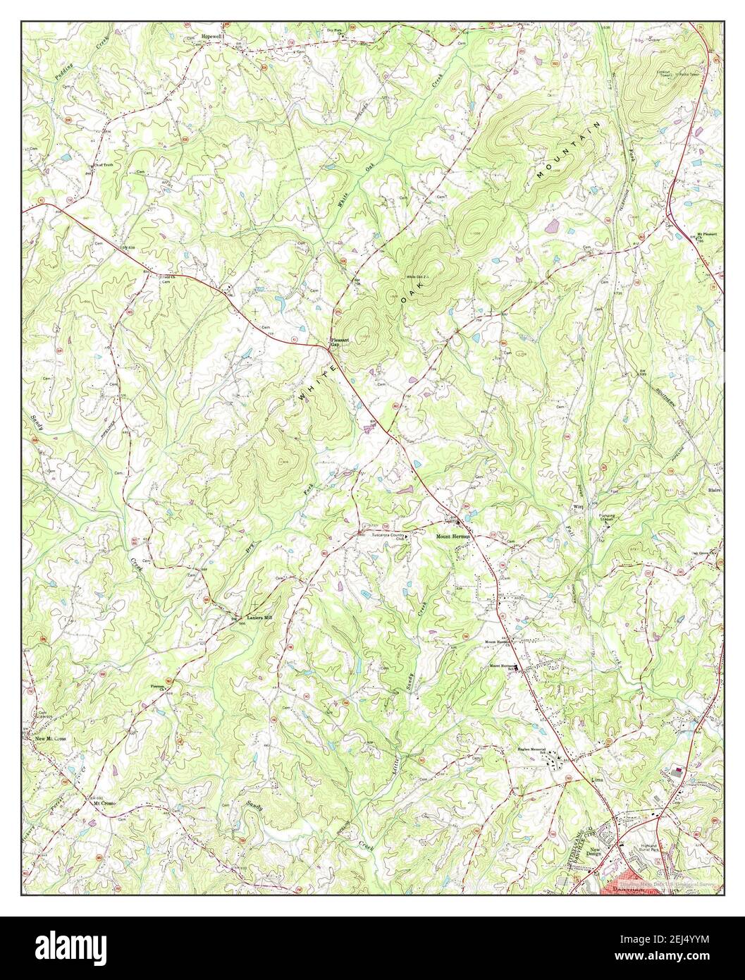 Mount Hermon, Virginia, map 1964, 1:24000, United States of America by ...