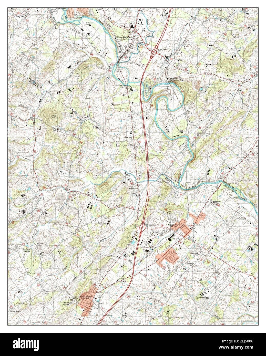 Mount Sidney, Virginia, map 2002, 1:24000, United States of America by ...