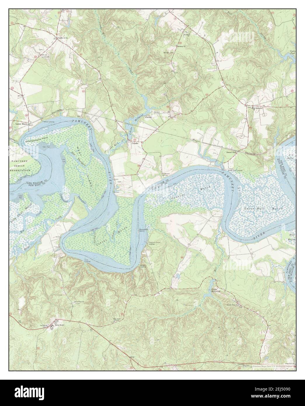 New kent virginia map hi-res stock photography and images - Alamy