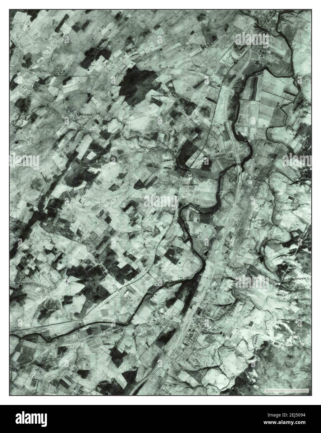 New Market, Virginia, map 1977, 1:24000, United States of America by ...