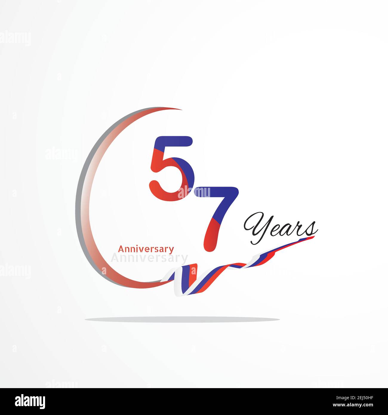 57 birthday logo hi-res stock photography and images - Alamy