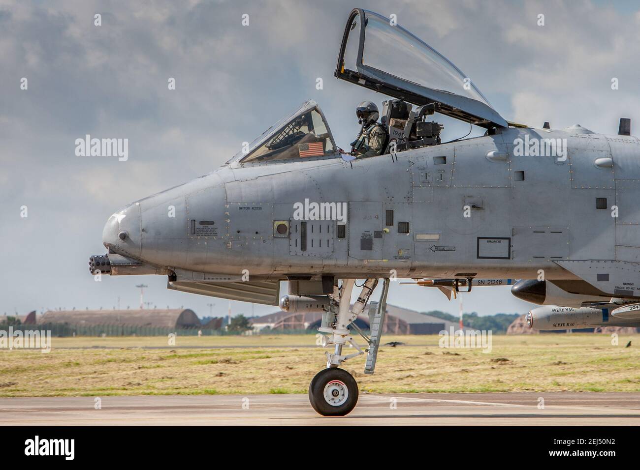 A-10 Thunderbolt Ground attack and battlefield support jet of the ...