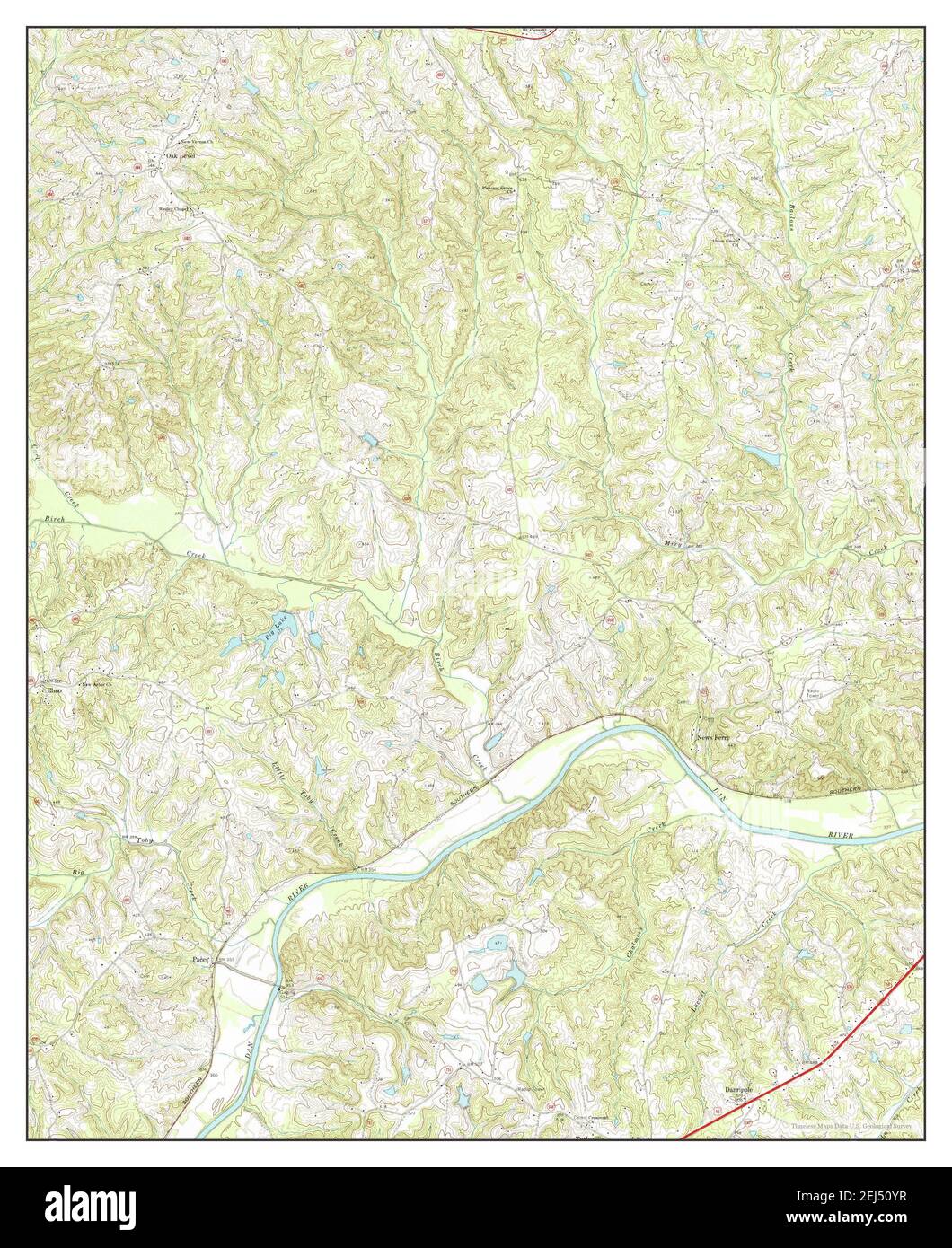 Oak Level, Virginia, map 1968, 1:24000, United States of America by ...