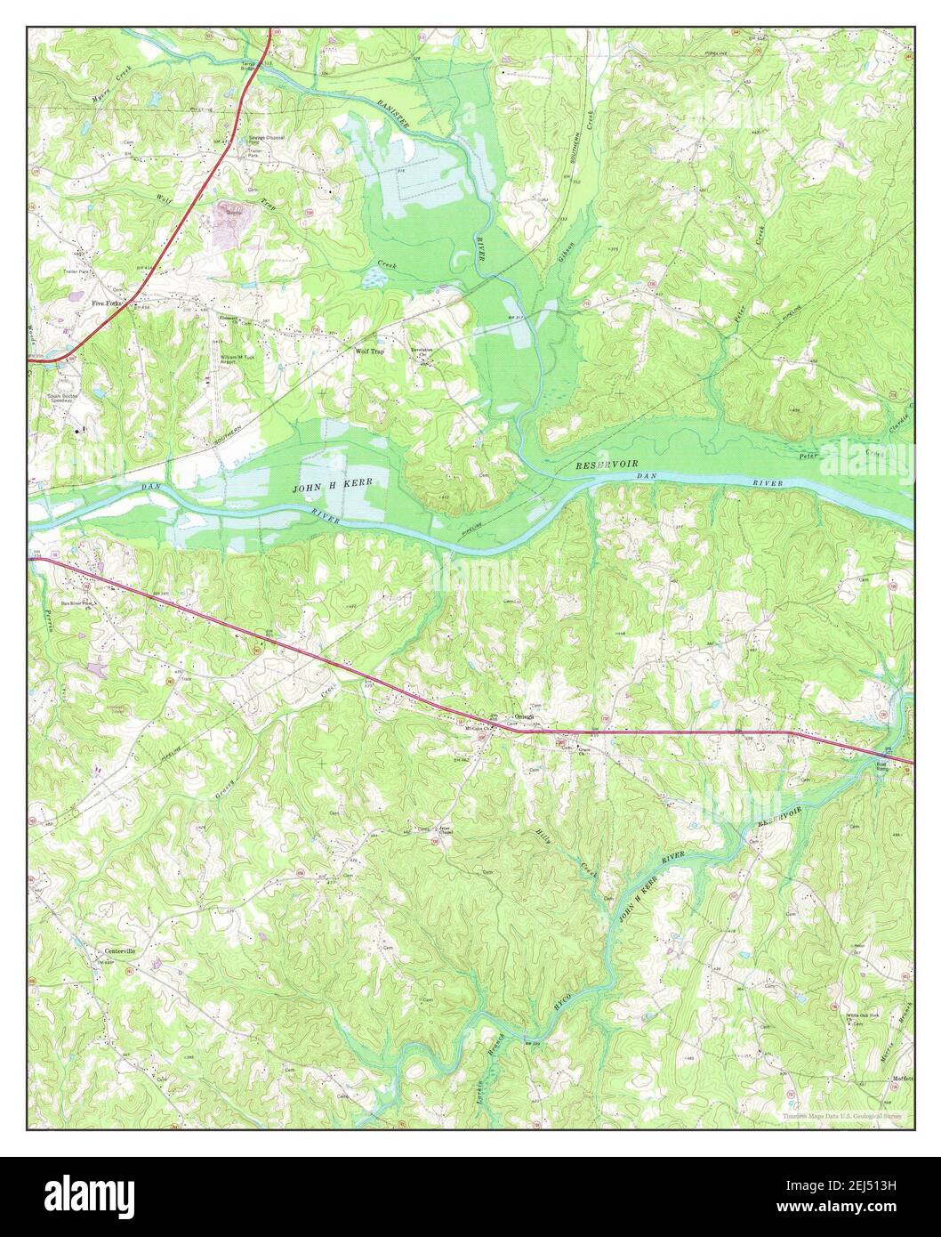 Omega, Virginia, map 1968, 1:24000, United States of America by ...