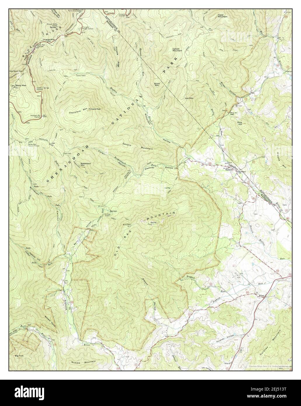 Old virginia map Cut Out Stock Images & Pictures - Alamy