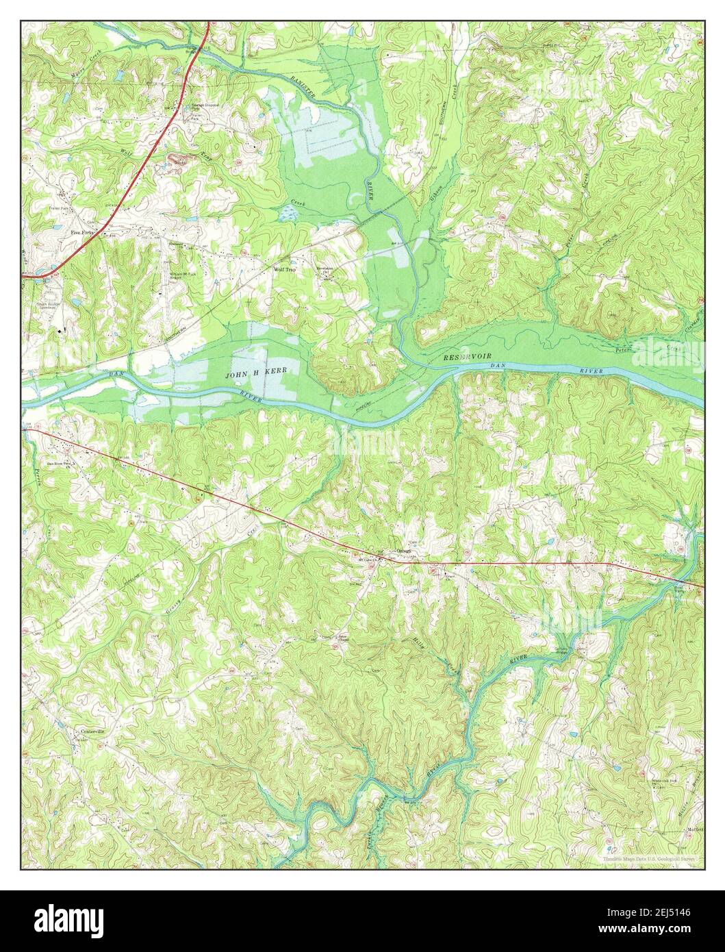 Omega, Virginia, map 1968, 1:24000, United States of America by ...