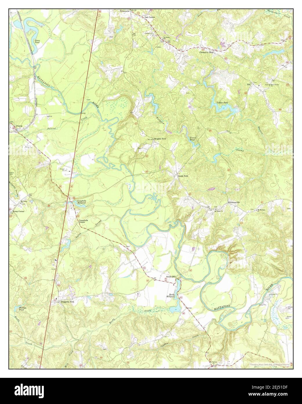 Penola, Virginia, map 1969, 1:24000, United States of America by ...