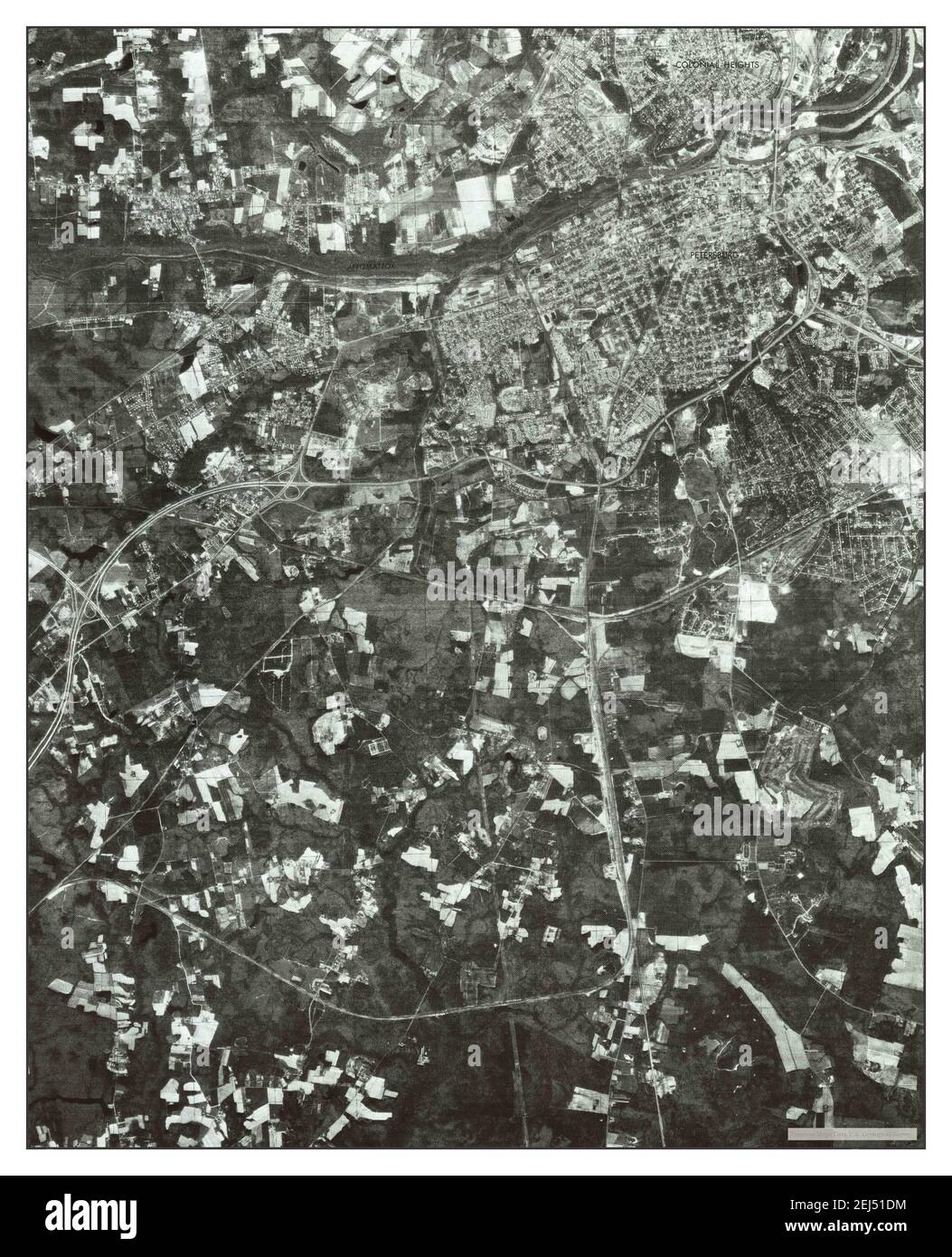 Petersburg, Virginia, map 1974, 1:24000, United States of America by ...