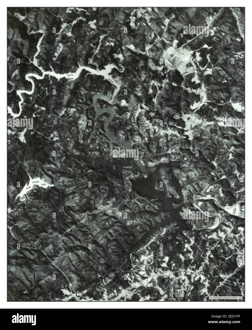 Philpott Lake, Virginia, map 1977, 1:24000, United States of America by ...