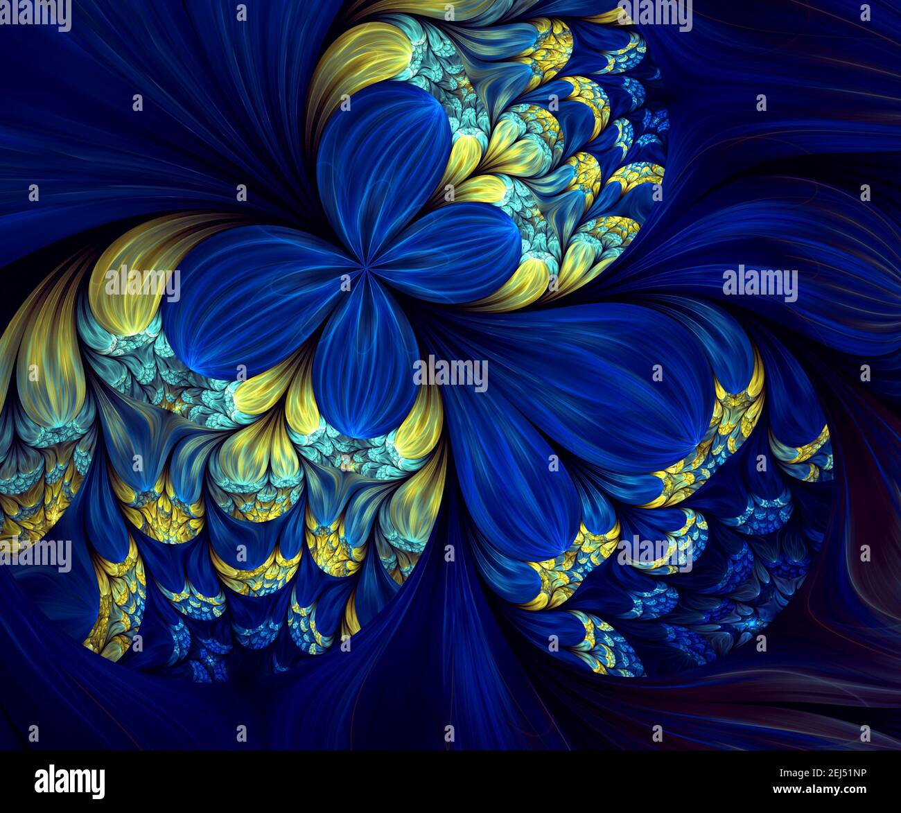 Computer generated fractal artwork for creative art,design and ...