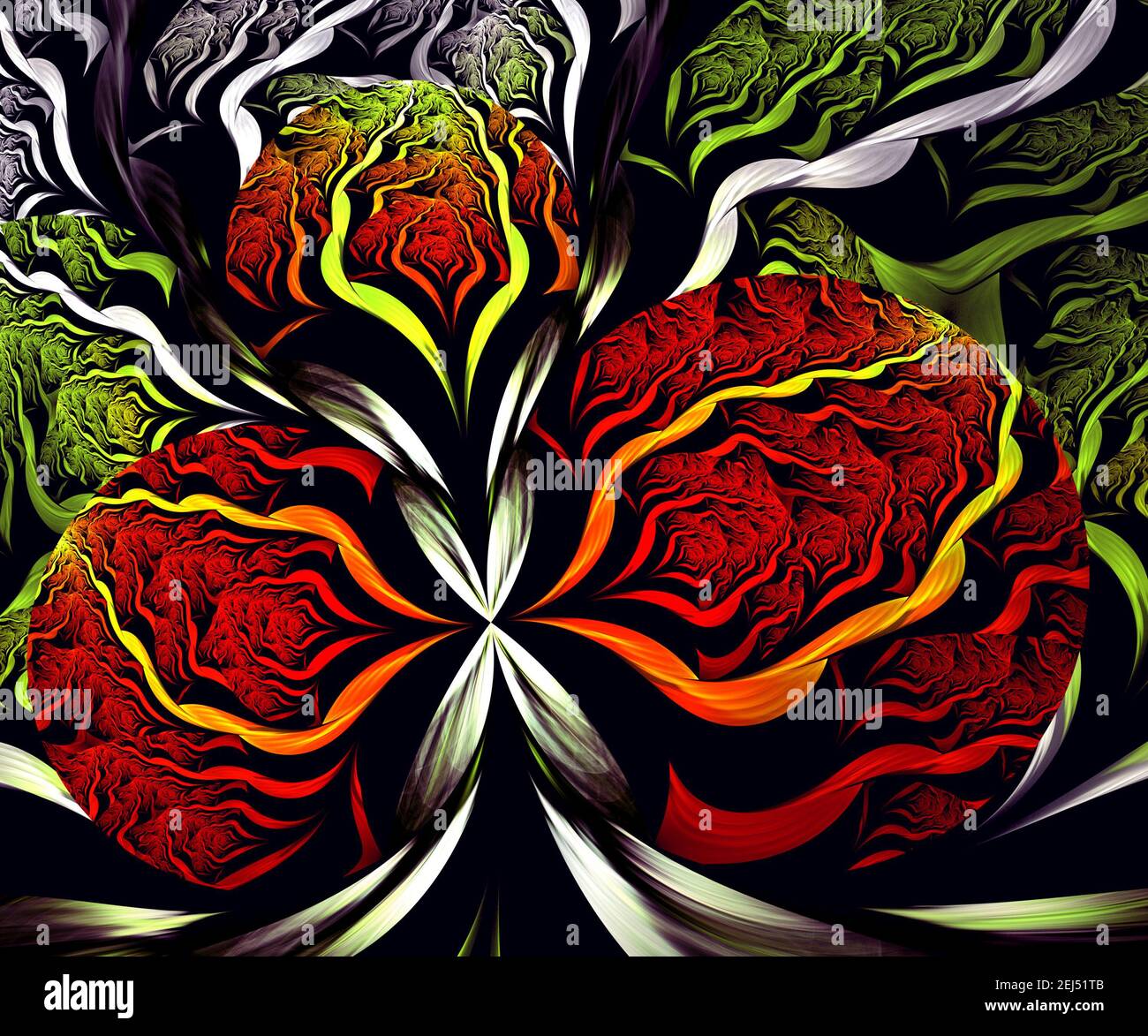 Computer generated fractal artwork for creative art,design and ...