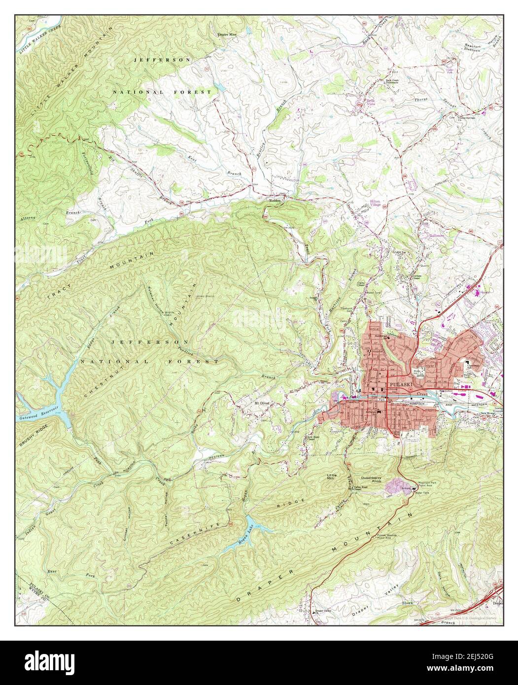 Pulaski Map High Resolution Stock Photography and Images - Alamy