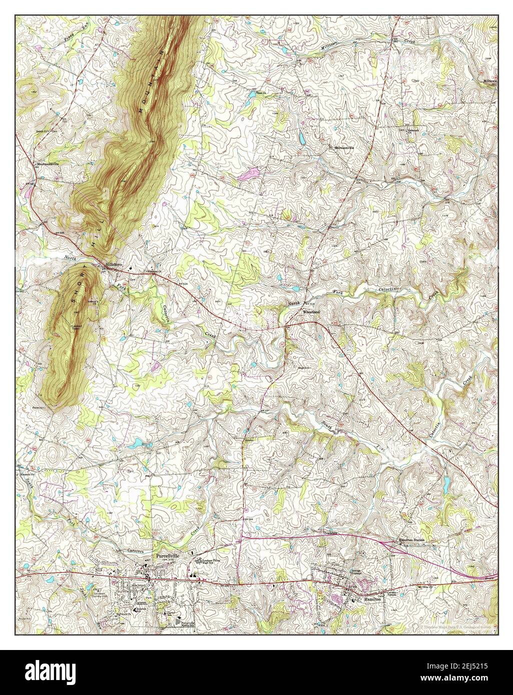 Purcellville, Virginia, map 1970, 1:24000, United States of America by ...