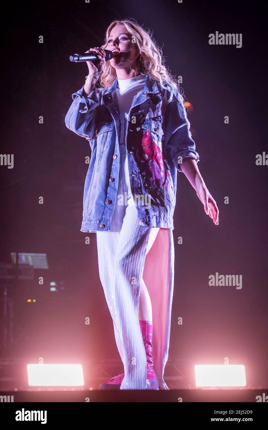 Zara Larsson performs live on day 3 of the Isle of Wight Festival 2017 ...