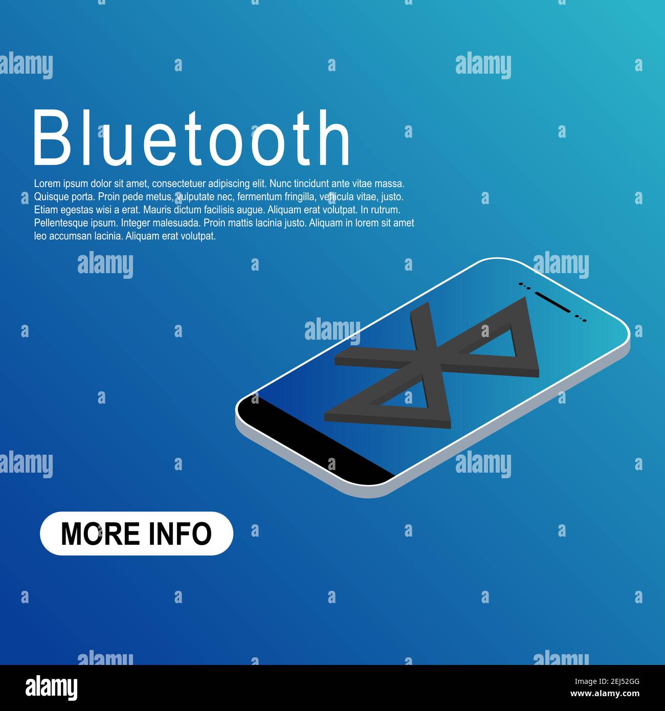 Bluetooth symbol 3d Stock Vector Images - Alamy