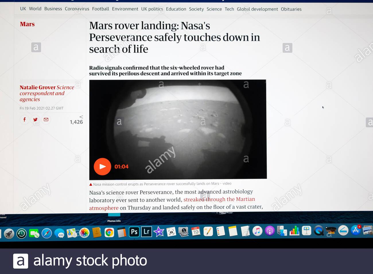 Newspaper Headlines Science High Resolution Stock Photography and ...