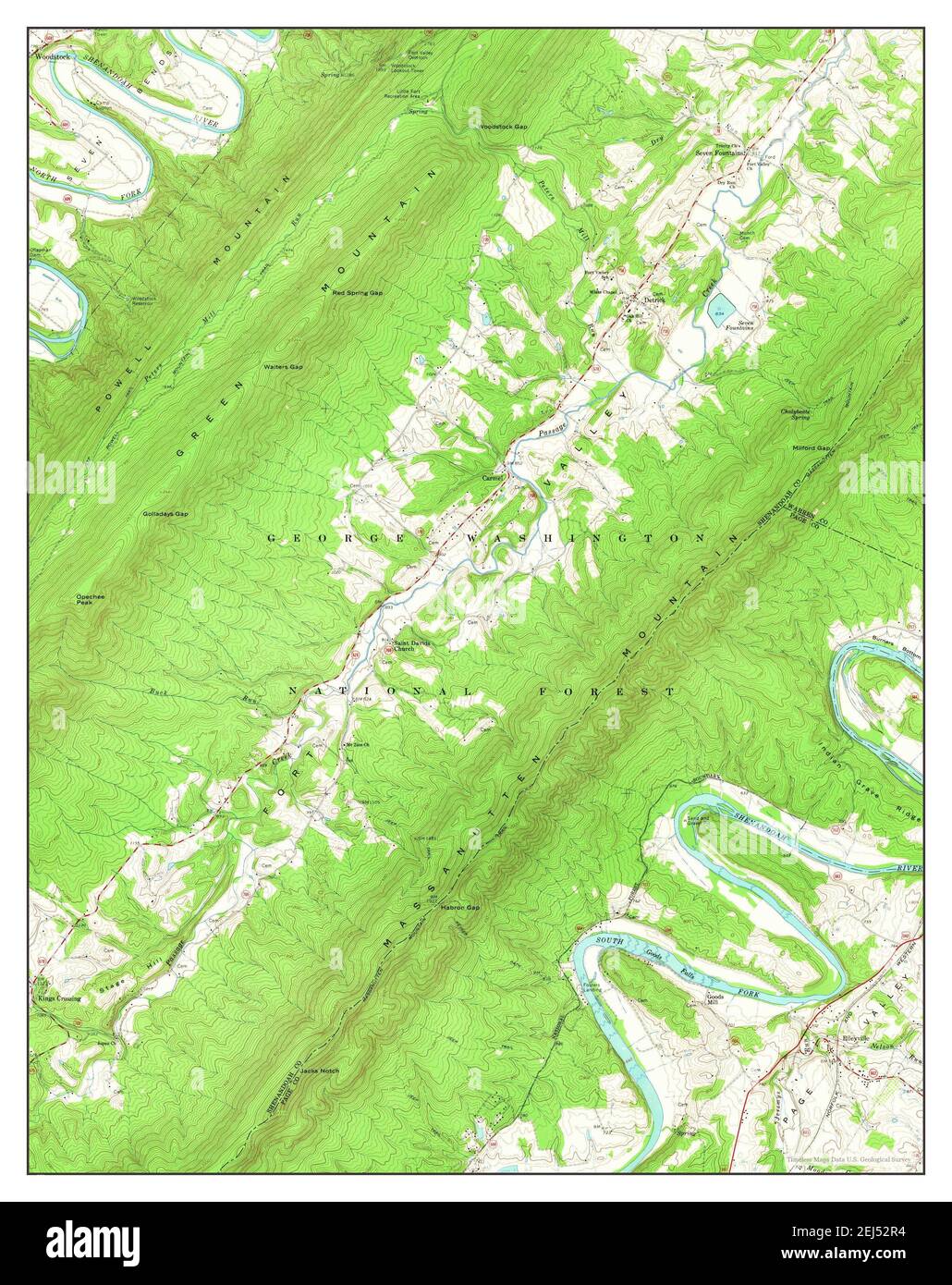 Rileyville, Virginia, map 1966, 1:24000, United States of America by ...