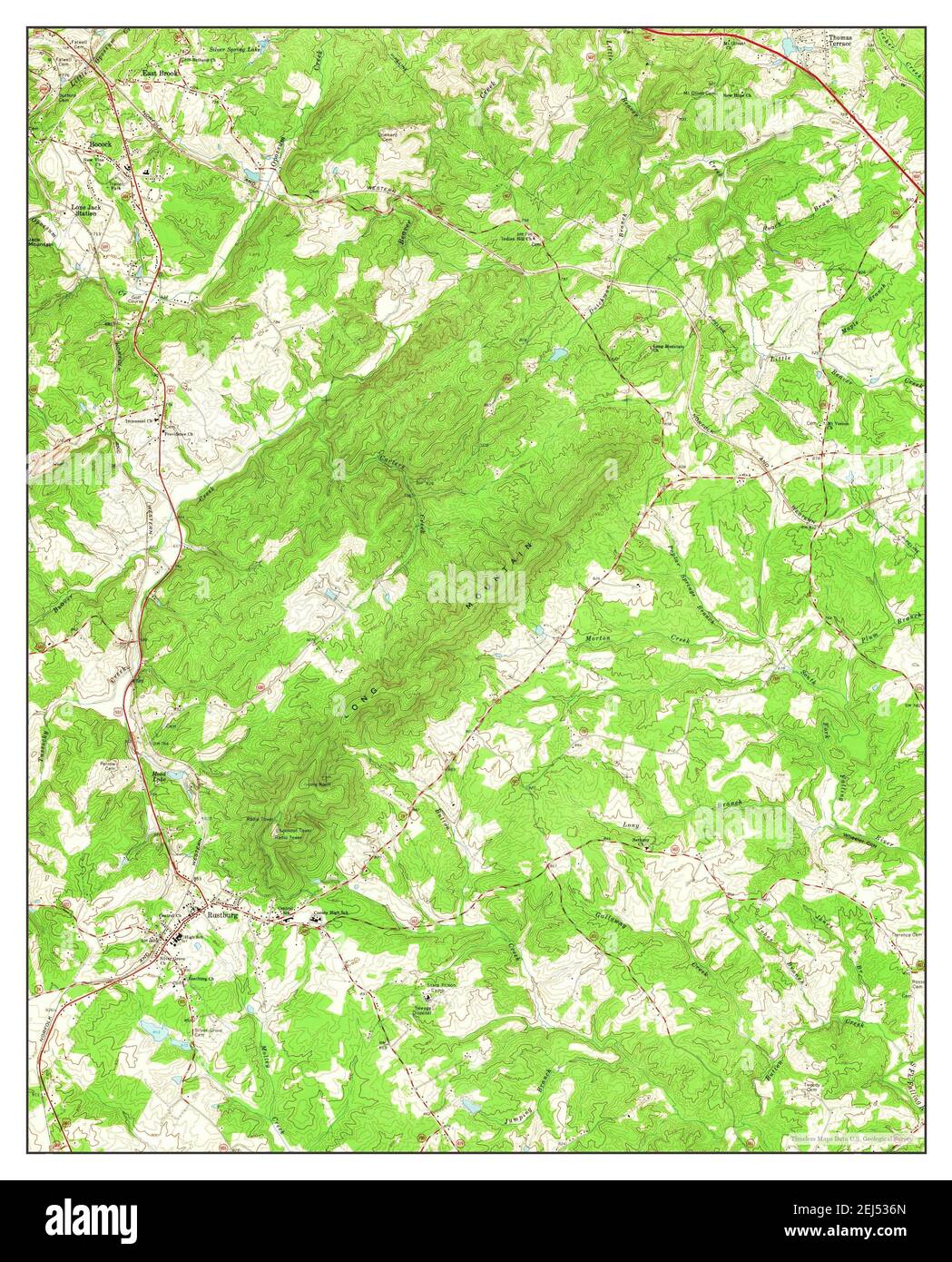 Map of rustburg virginia hi-res stock photography and images - Alamy