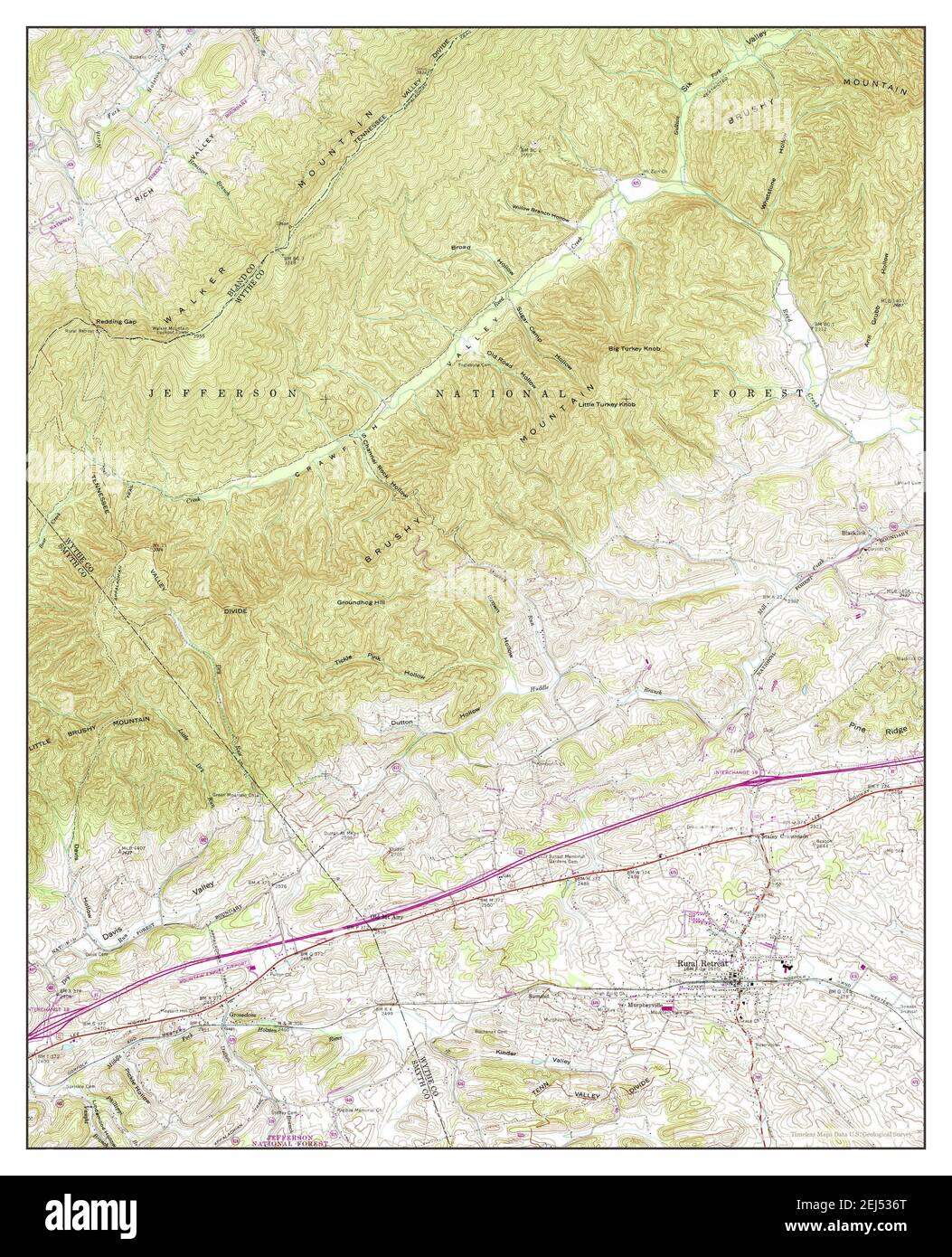 Map Of Rural Retreat Va at Brodie Eldershaw blog