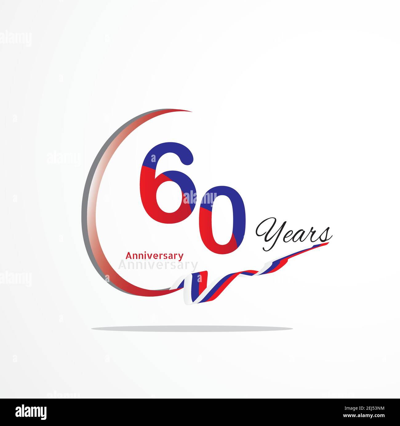 60 years birthday logo hi-res stock photography and images - Alamy