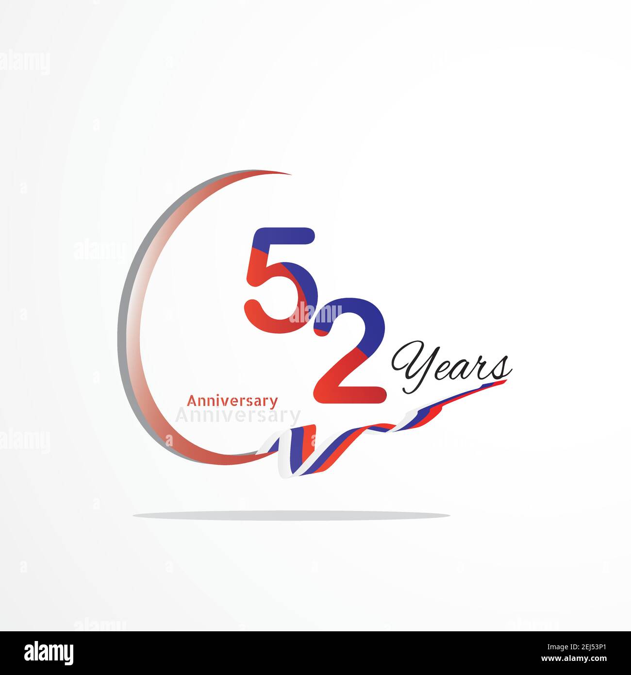 52 birthday logo hi-res stock photography and images - Alamy