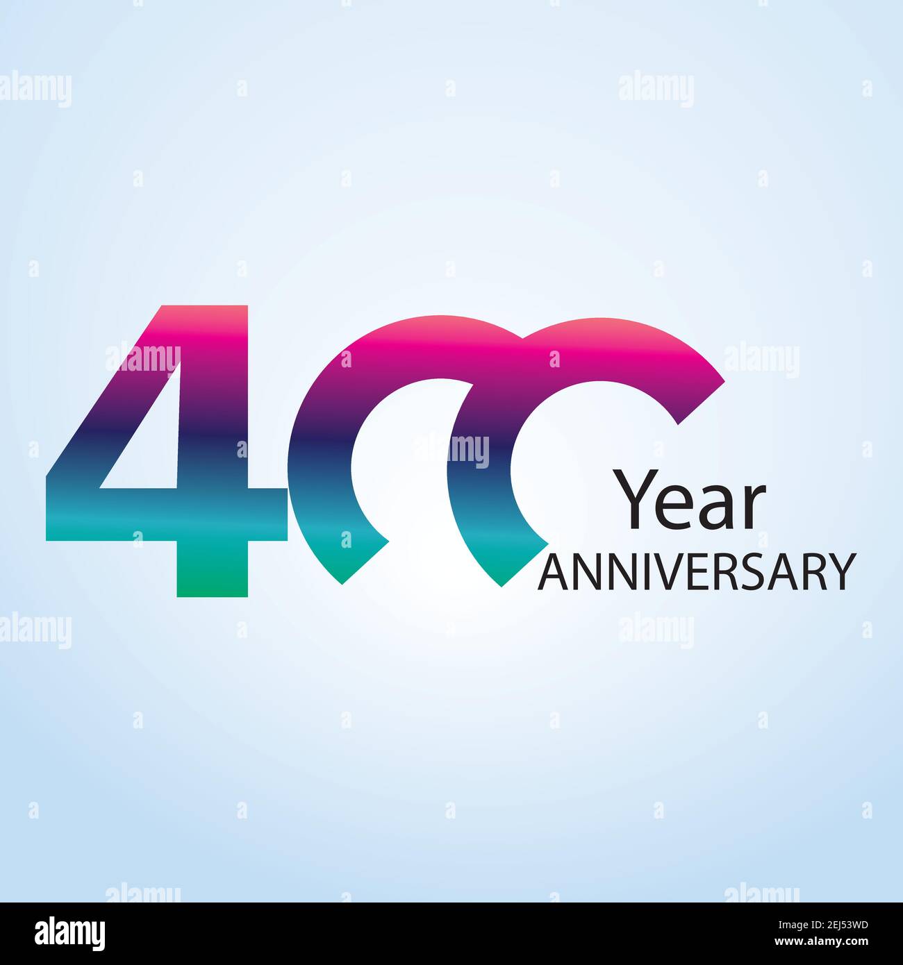 400 Year Anniversary Logo Vector Template Design Illustration Stock ...