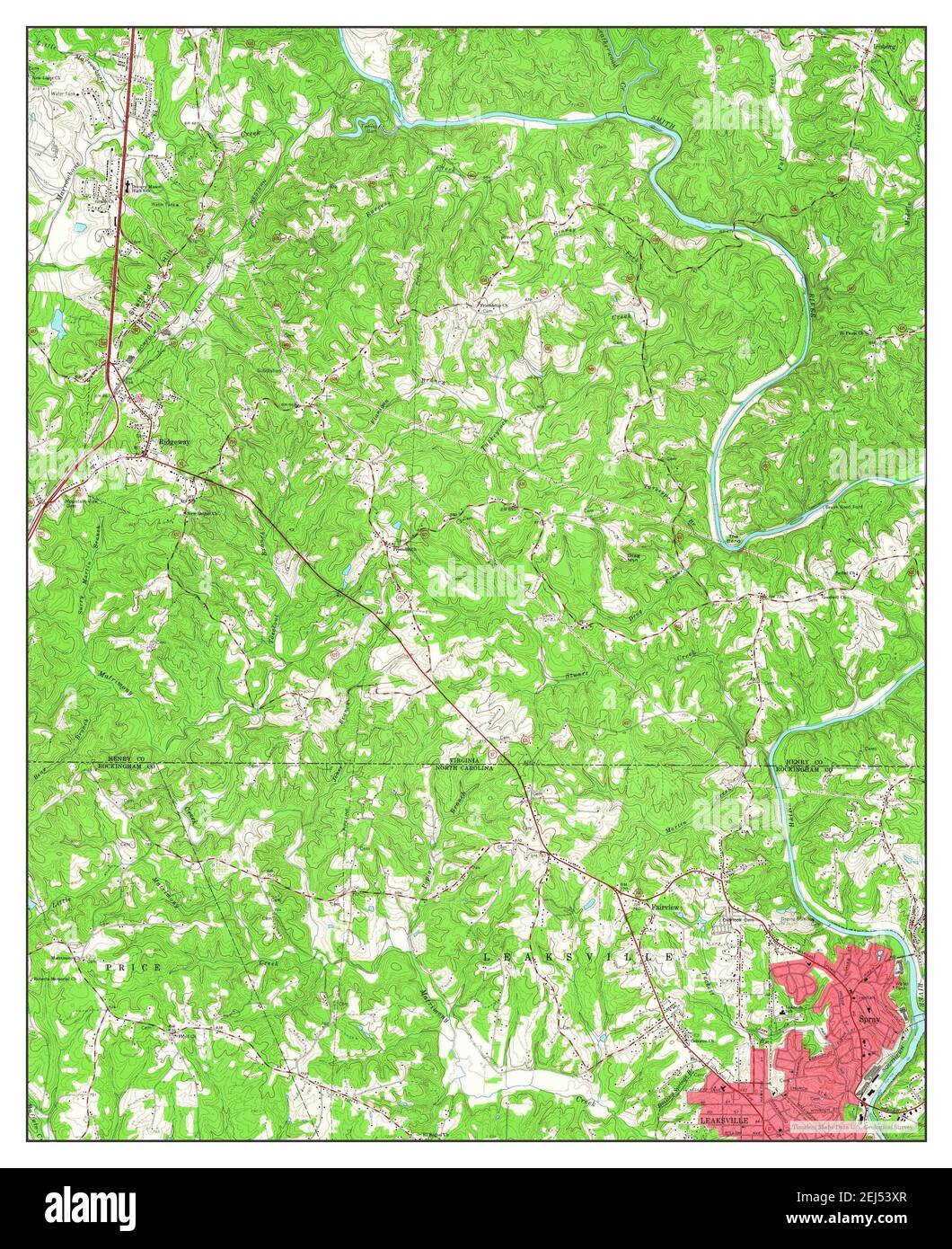 Spray, Virginia, map 1964, 1:24000, United States of America by ...