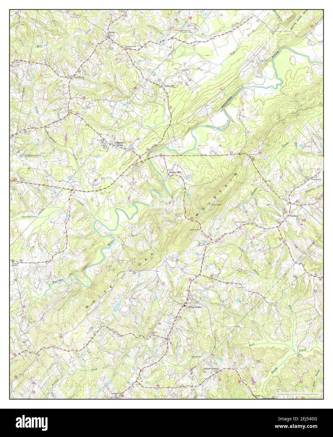 Spring Garden, Virginia, map 1964, 1:24000, United States of America by ...